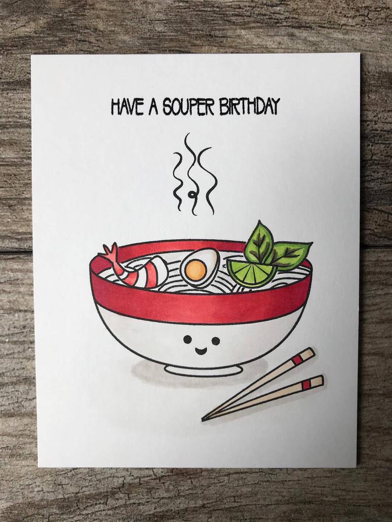 Have a Phonomenal Birthday/ Have a Souper Birthday Card – Owls Be Crafting
